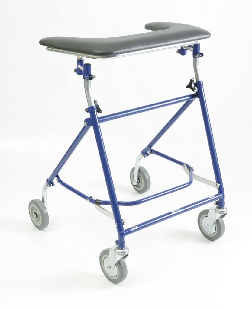 Giant Rehab Walker with Pulpit Top - 2 Castors / 2 Wheels | Tubular ...